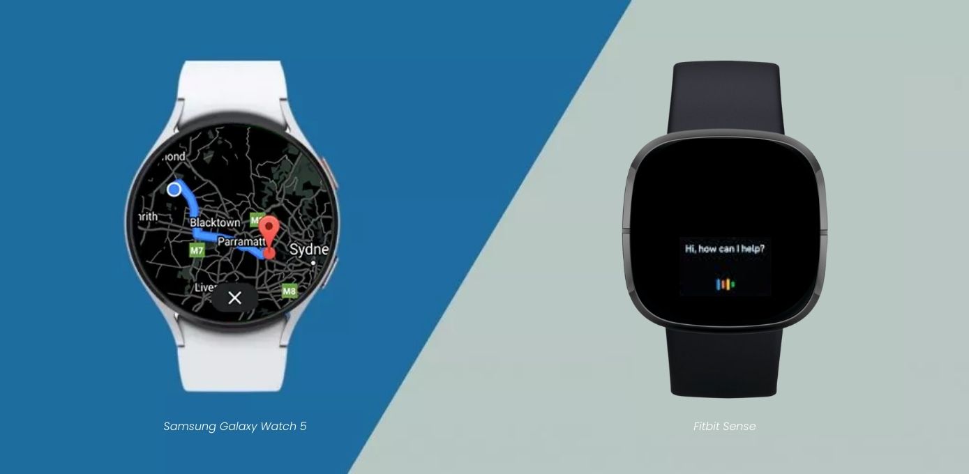 Samsung Galaxy Watch 5 vs Fitbit Sense Comparison